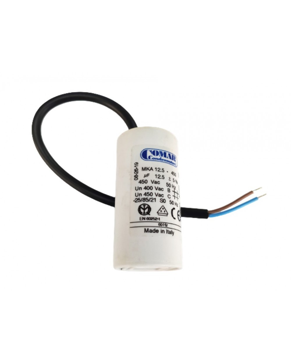 Made in Italy Motor Electrolytic Comar Condenser Capacitor wire 450Vac ...