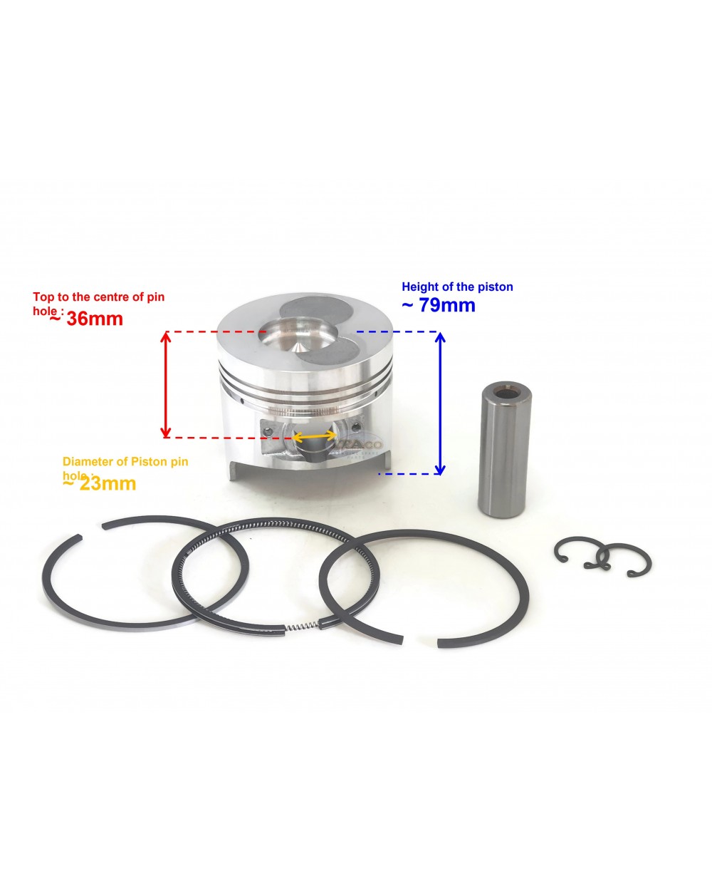 Diesel Yanmar Kubota Chinese Piston 186Fpiston025